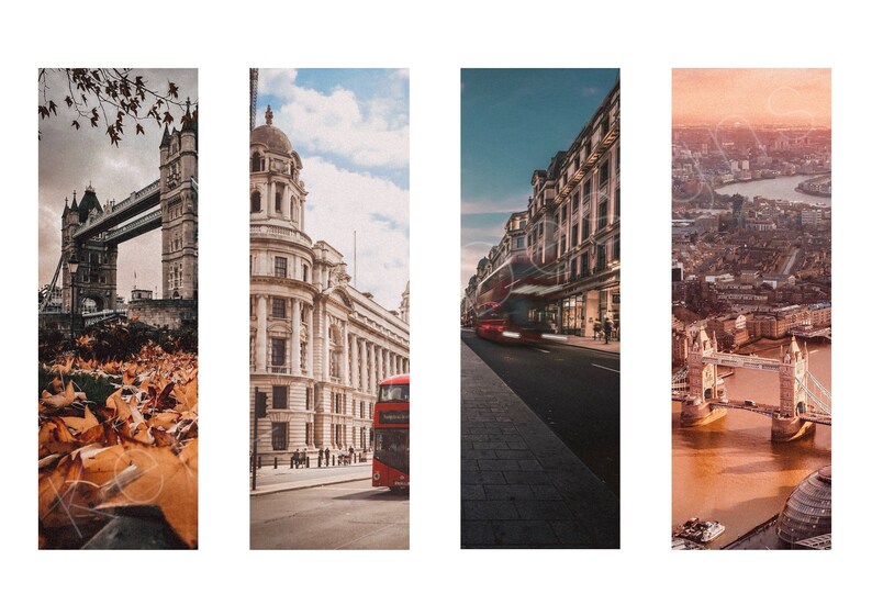 20 Printable London Landmarks Bookmarks | Digital Download - Etsy