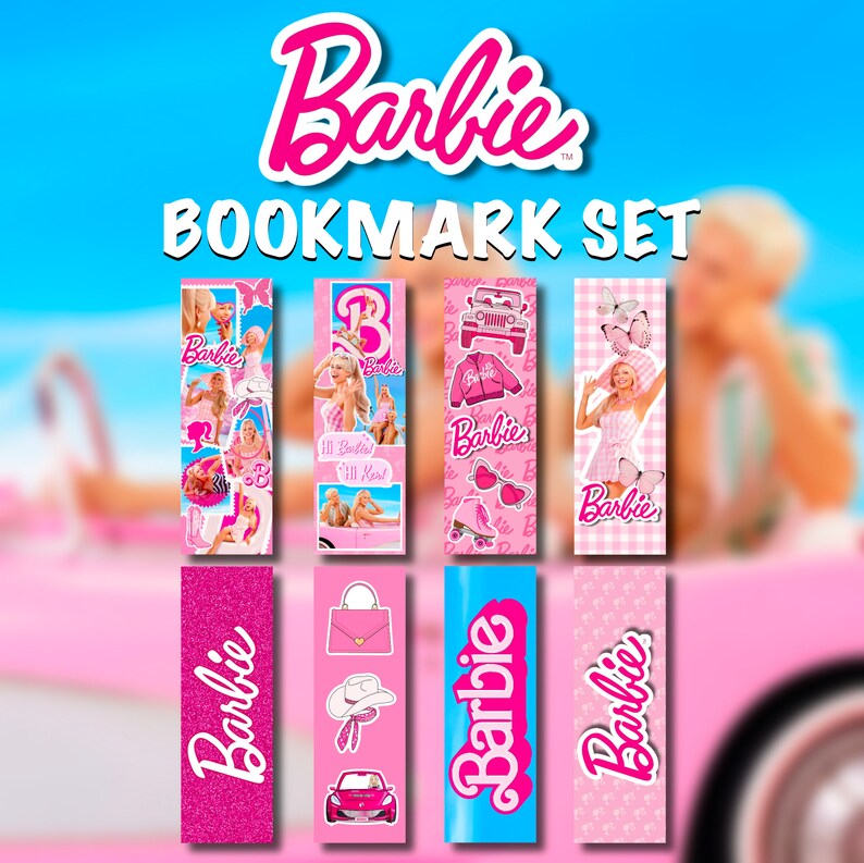 Handmade Barbie Bookmarks Set of 8 Digital Download - Etsy
