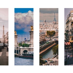 20 Printable Paris Landmarks Bookmarks | Digital Download - Etsy