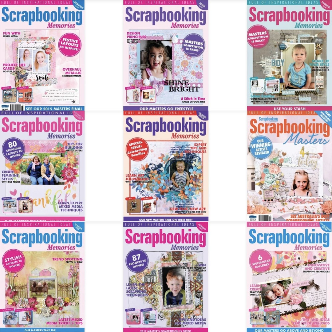 25 X Scrapbooking Memories Magazine Art Journaling Ephemera Memory ...