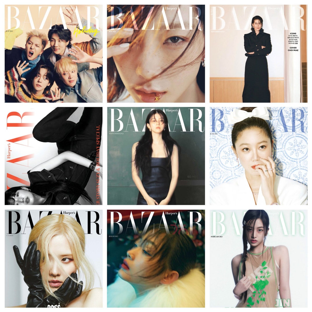 200 Korean Magazine Collection Harpers Bazaar Esquire Cosmopolitan ...