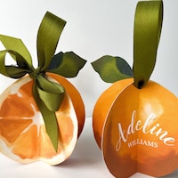 Dried Orange Place Cards - Etsy