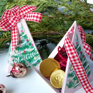 INSTANT DOWNLOAD PRINTABLE Colorful Christmas Tree Personalizable Gift ...