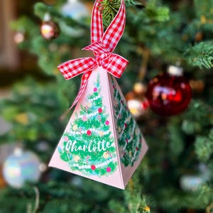 INSTANT DOWNLOAD PRINTABLE Colorful Christmas Tree Personalizable Gift ...