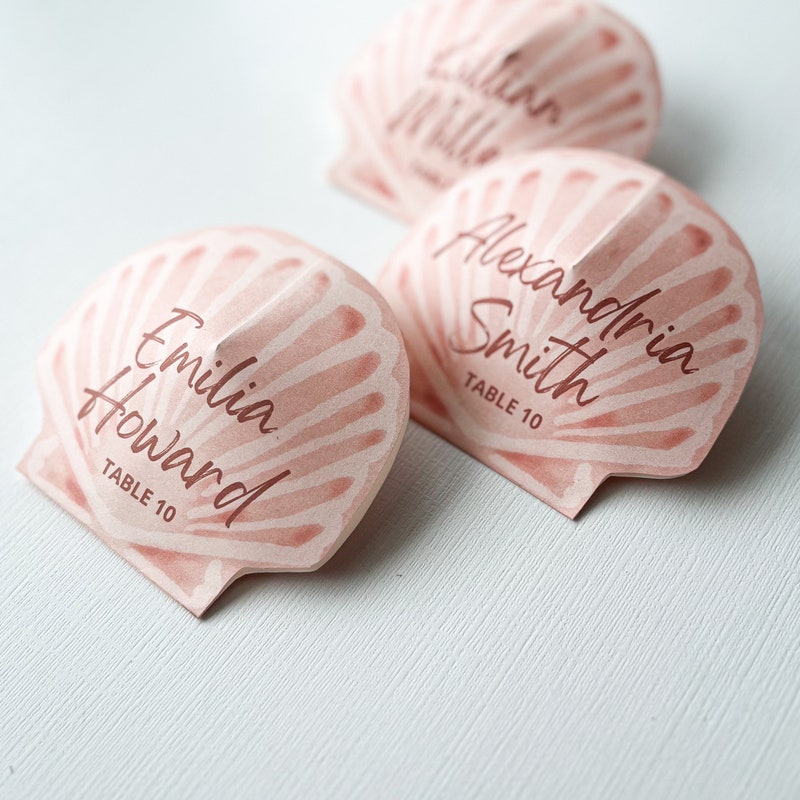 Shell Place Cards - Etsy