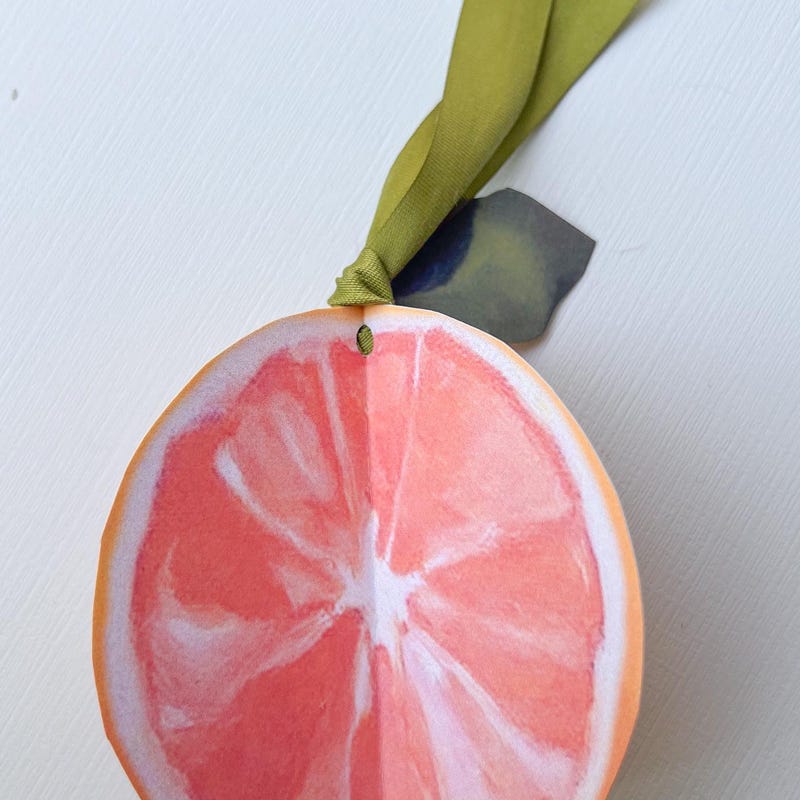 Citrus Themed Name Cards - Etsy UK