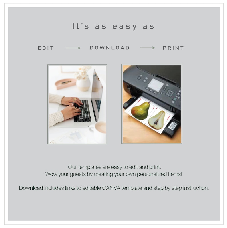 INSTANT DOWNLOAD PRINTABLE Invite and Address Label Bundle. Coastal ...