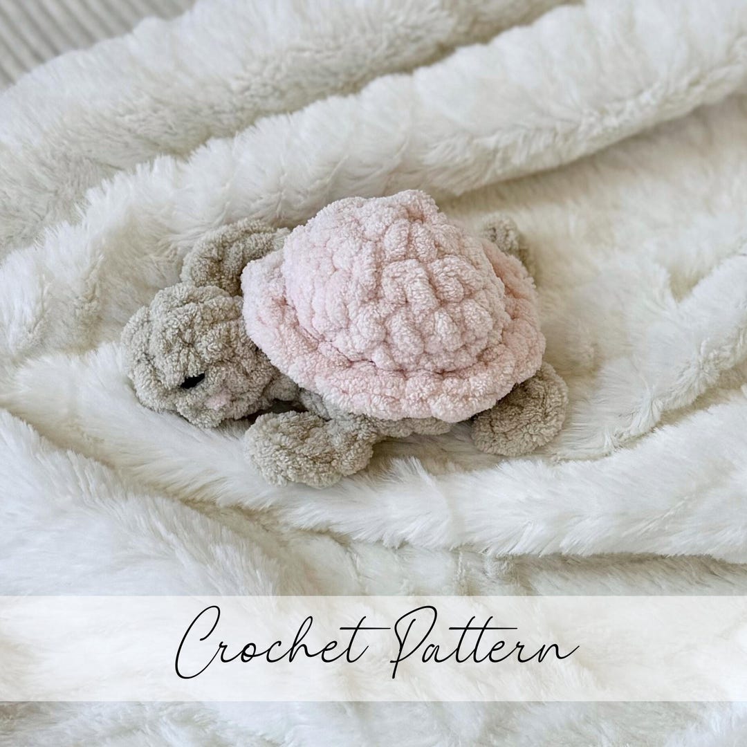 Turtle Pattern Crochet Mini Dreaming Baby Turtles Mini Sea Turtle Small ...