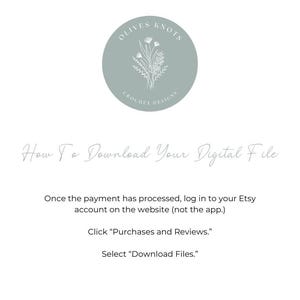 Crochet Pattern | Large Granny Square | Sea Billows Baby Blanket ...