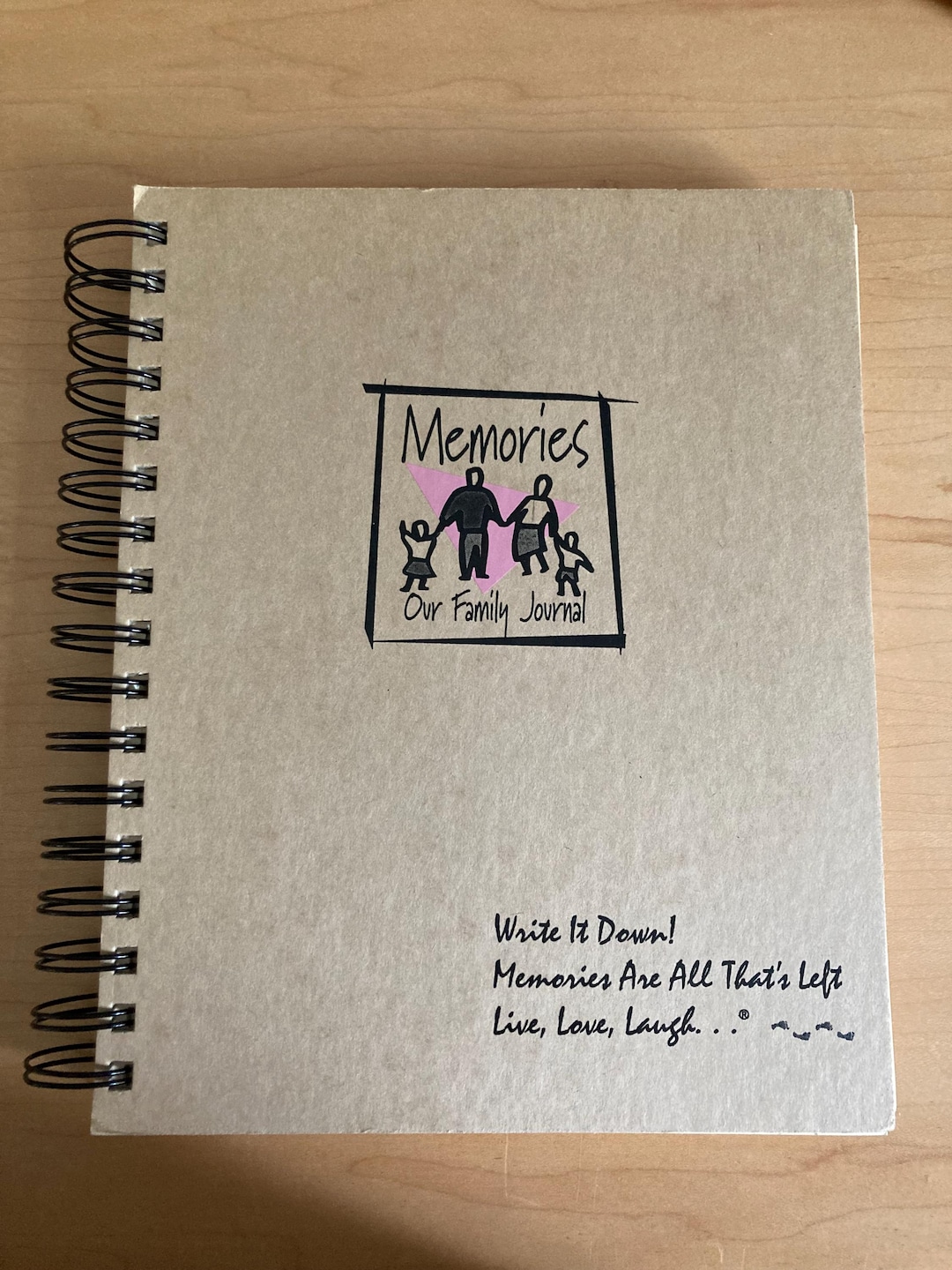 Family Memory Journal - Etsy