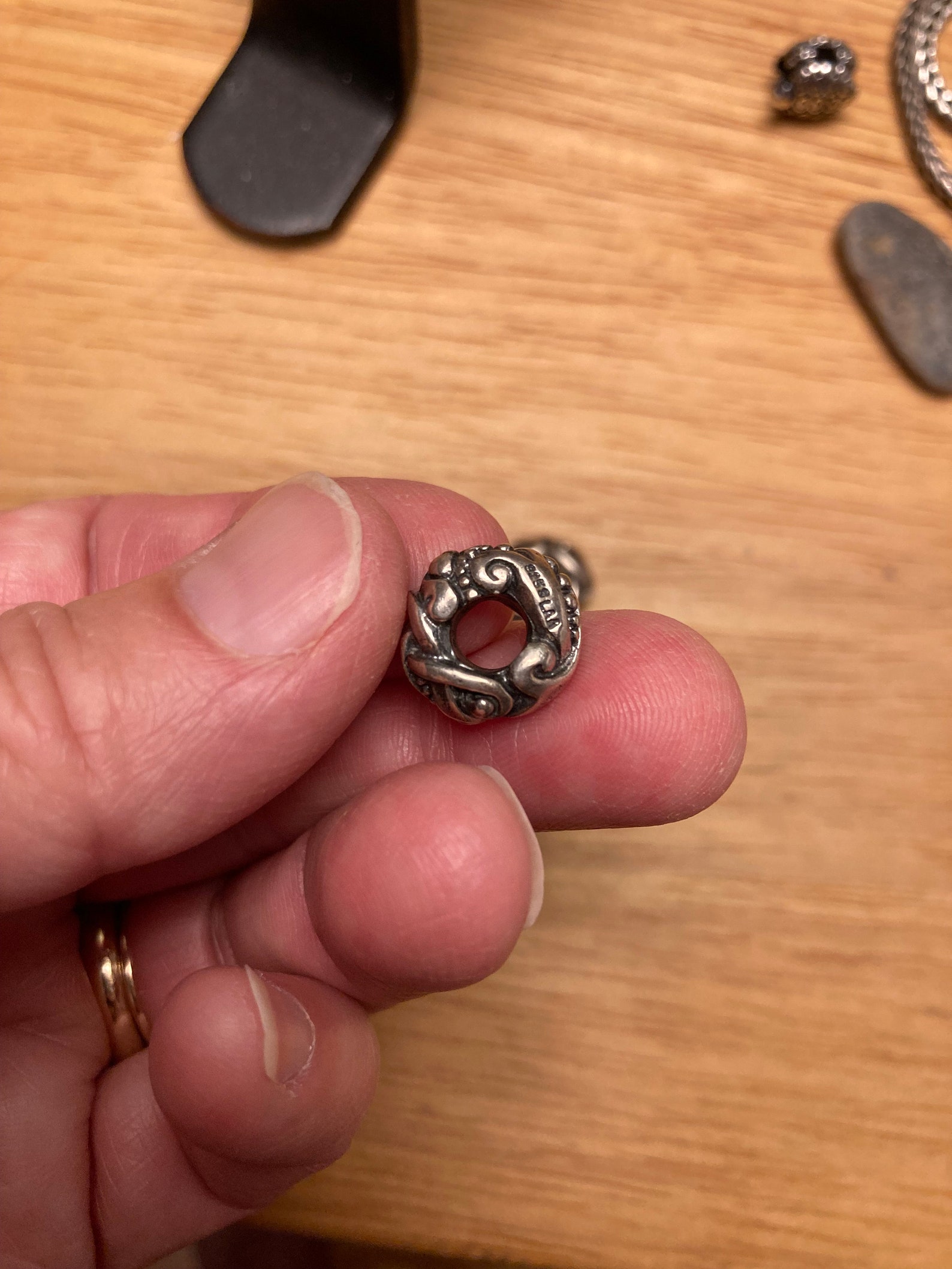 Set of 2 Sterling Silver Troll Beads - Etsy
