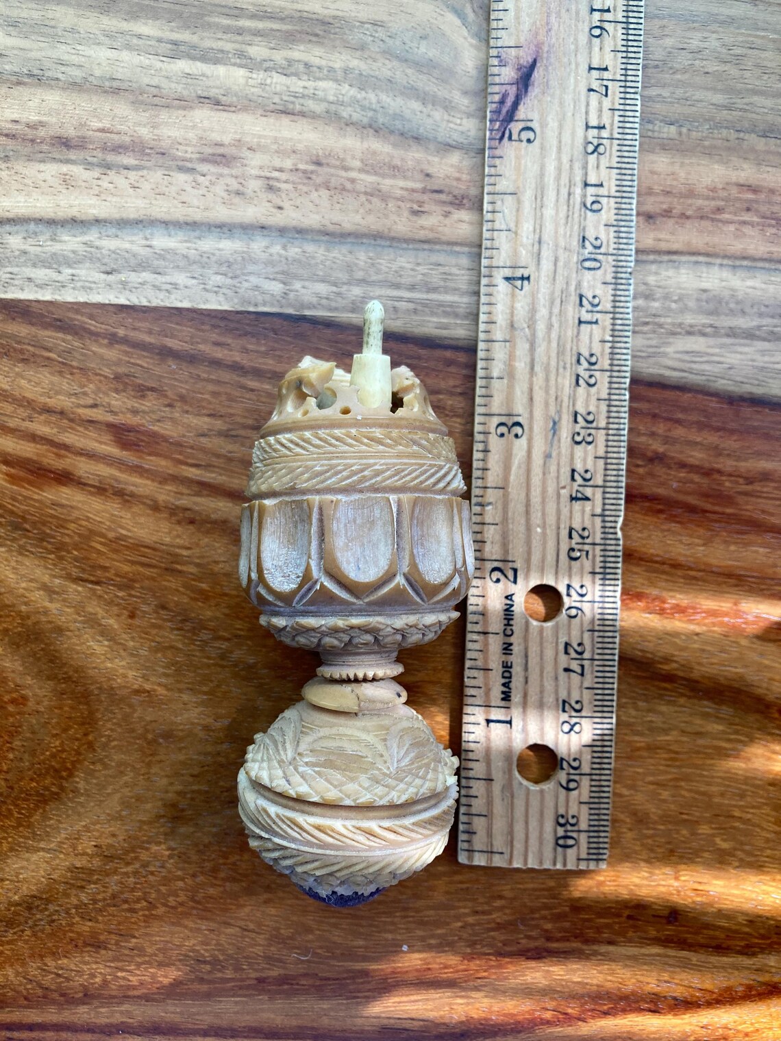 Victorian Carved Antique Sewing Tape Measure and Pincushion - Etsy