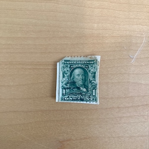 Benjamin Franklin 1 Cent Stamp - Etsy