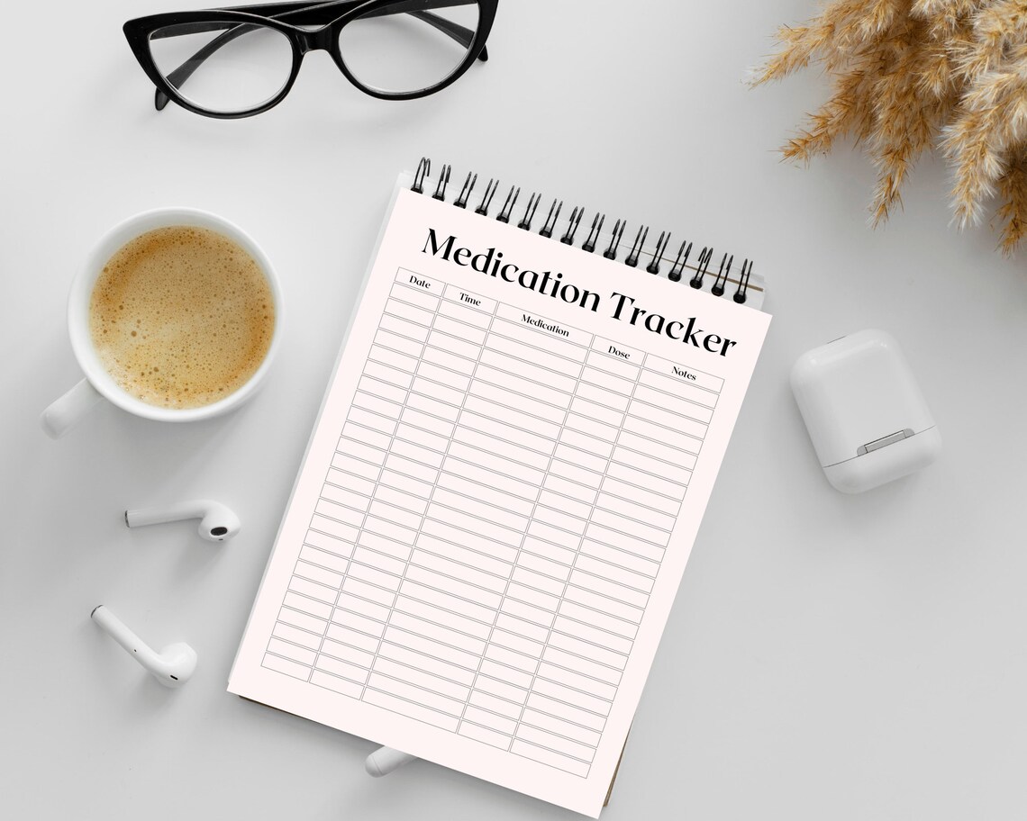 Printable Medication Tracker, Monthly Medication Tracker Printable ...