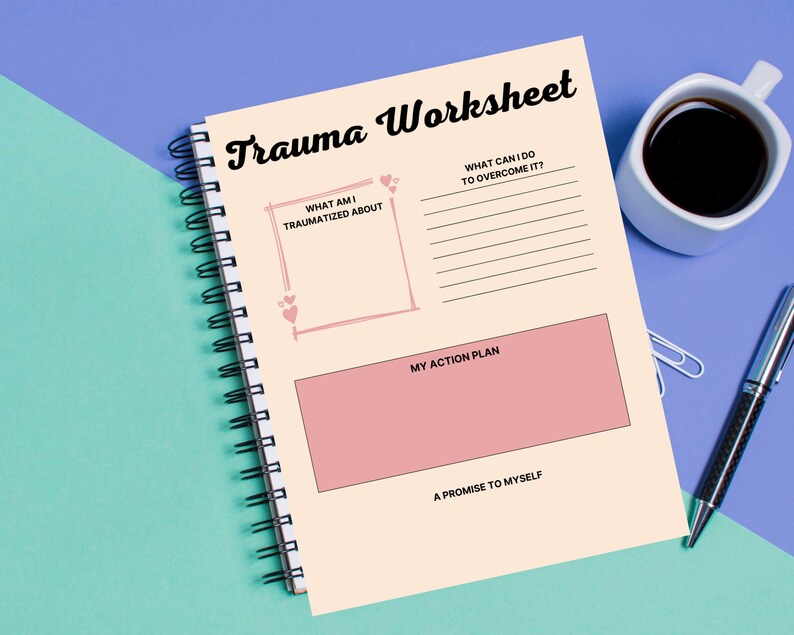 Trauma Therapy PTSD Worksheet Planner, Self-worth, Narrative Therapy ...