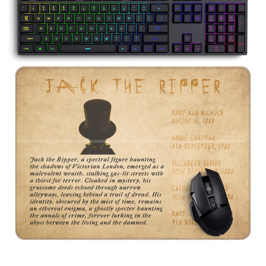 Jack the Ripper Large Gaming Pad With the Canonical Five, a Perfect ...