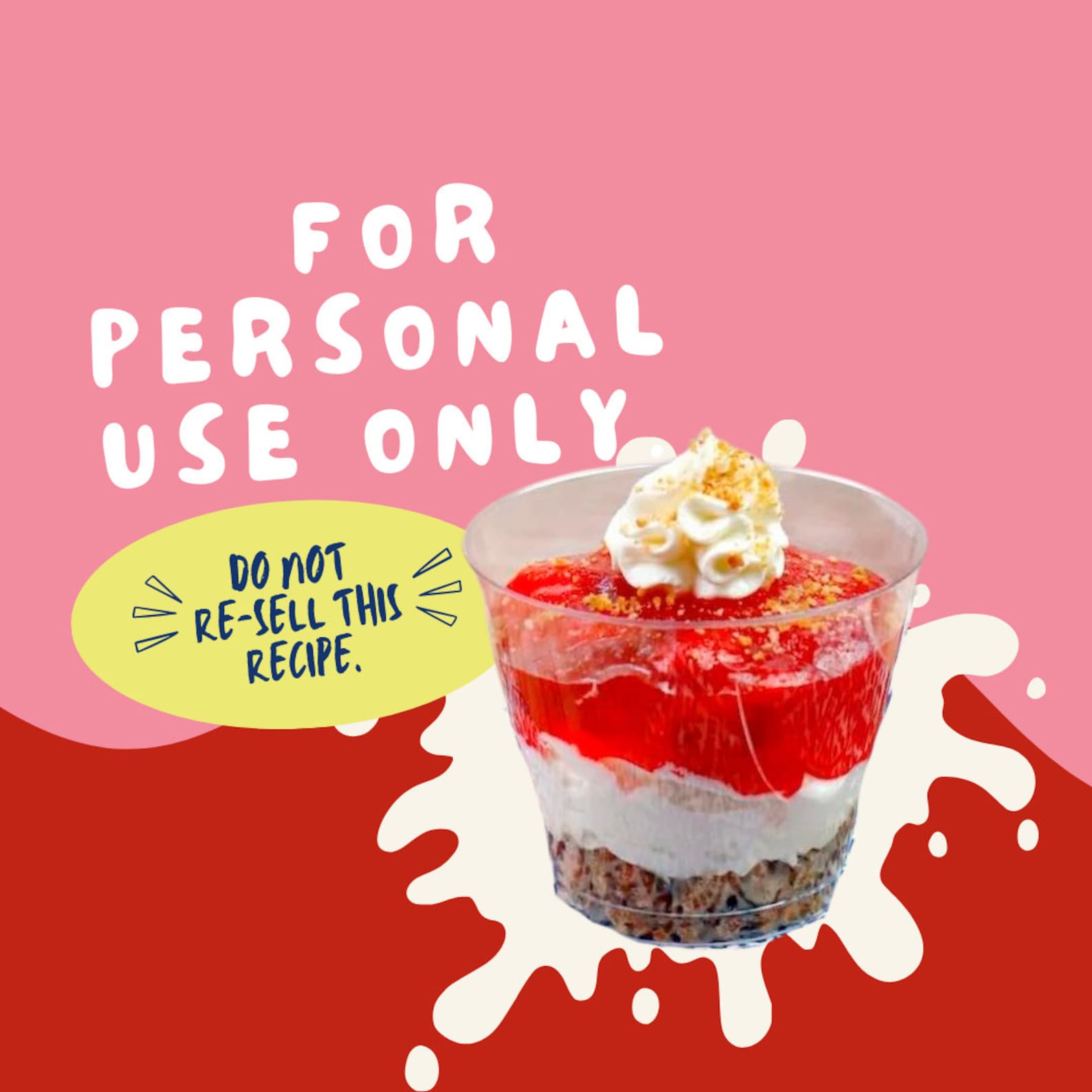 Classic Strawberry Jello Salad Recipe Card - Digital A4 PDF Download - Etsy