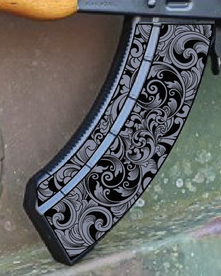 Century Arms CGR AK-47 Scroll Vector Design Engraving Files,pistol ...