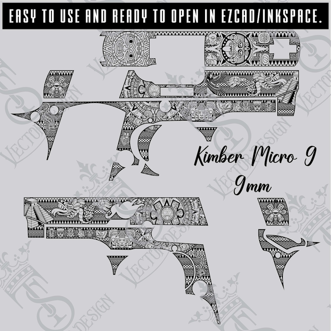 Kimber Micro9 Aztec Vector Engraving Design (digital Download) - Etsy