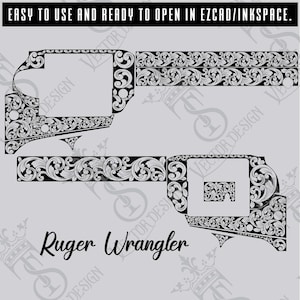 Ruger Wrangler Scroll Engraving Vector (digital Download) - Etsy
