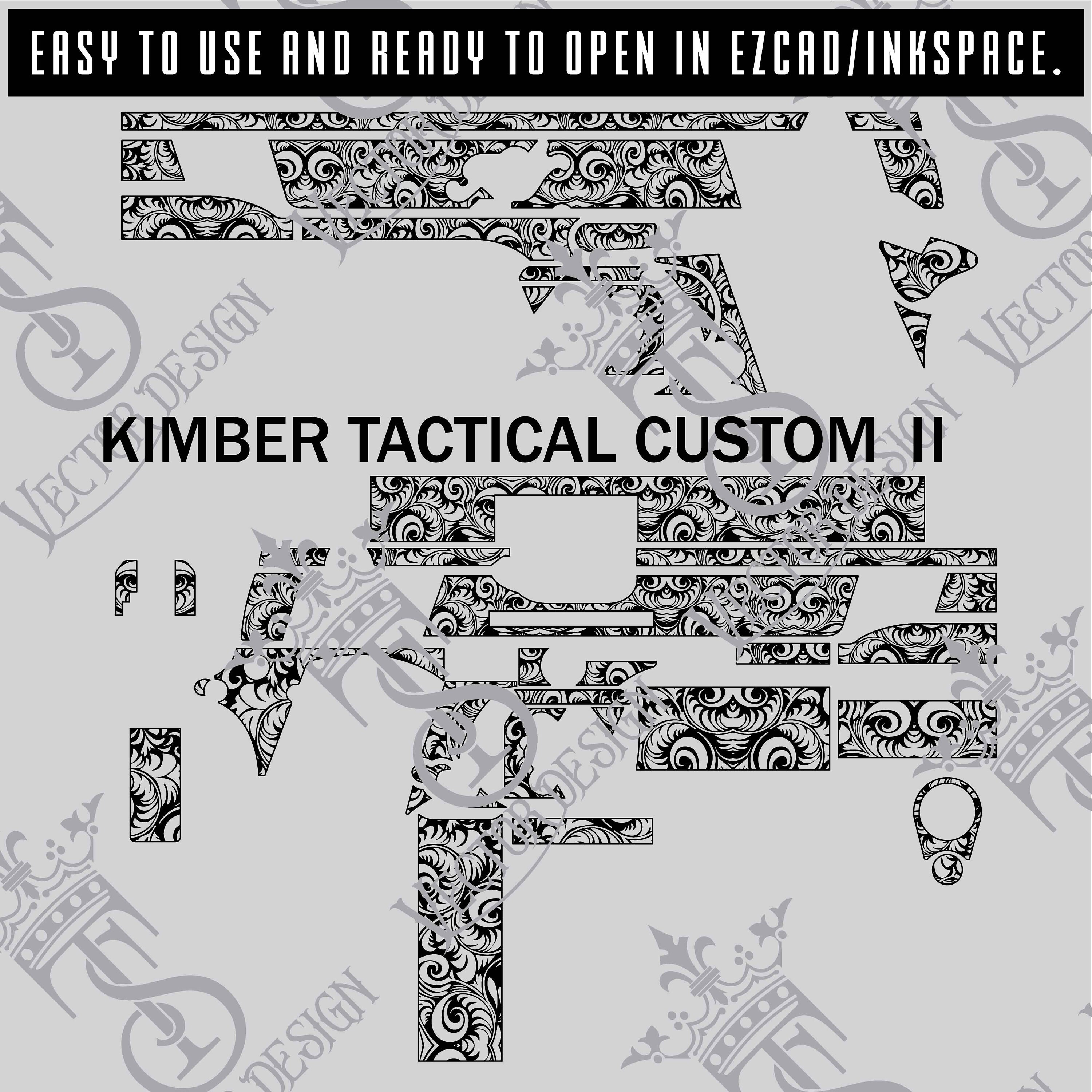 Kimber Tactical Custom II Scroll Vector Design (digital Download) - Etsy