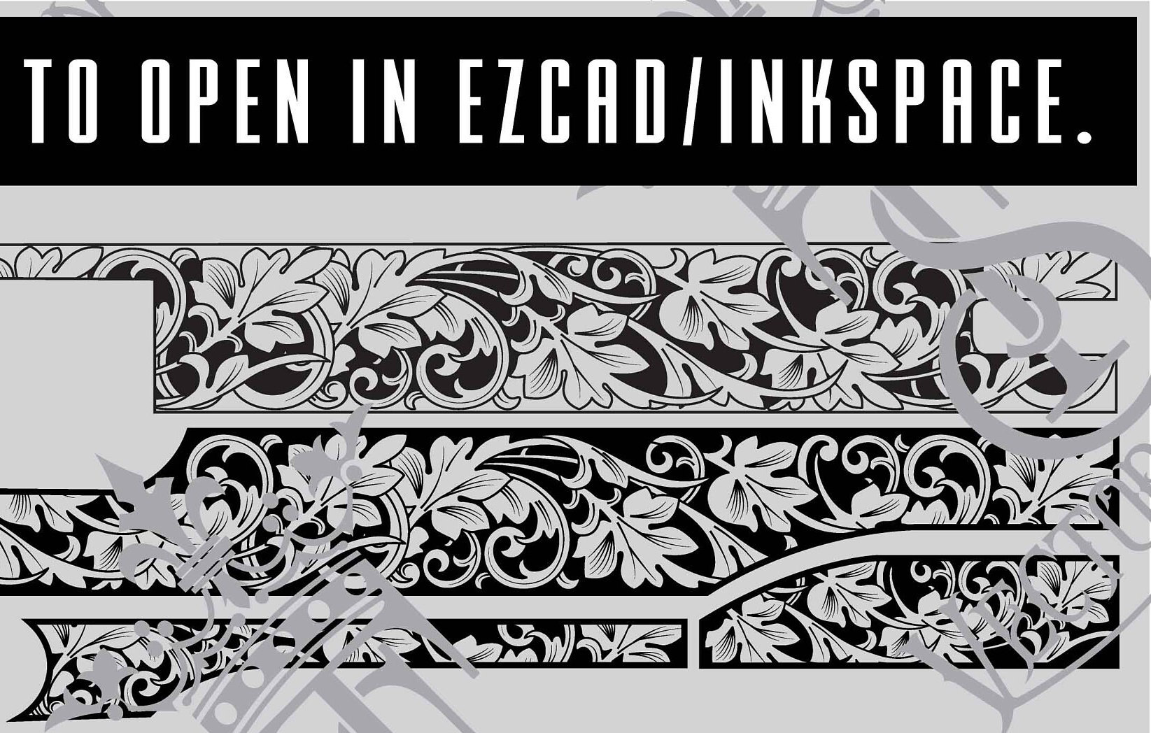 Colt 1911 Scroll Vector Design Engraving Files,pistol Engrave,vector ...