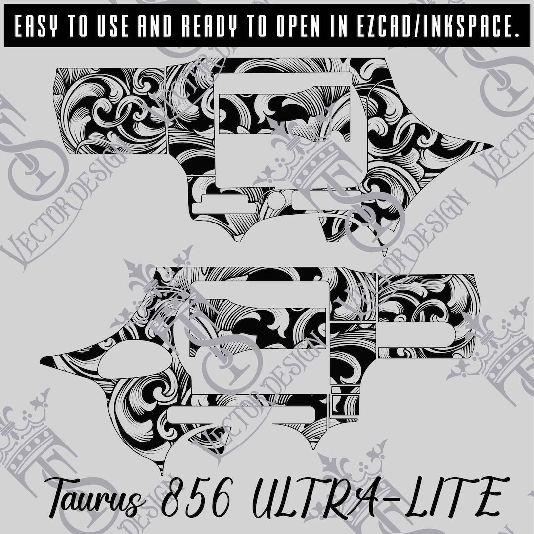 Taurus 856 Ultra-lite Scroll Engraving Vector Design (digital Download ...