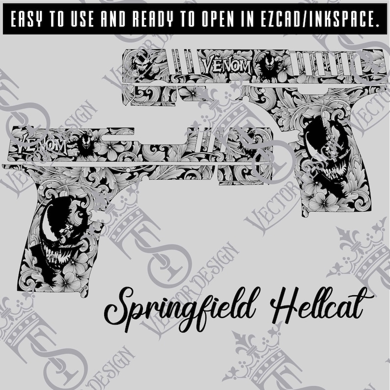 Springfield Hellcat Venom Engraving Vector Design (digital Download) - Etsy