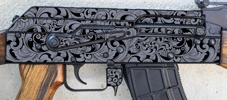 Century Arms CGR AK-47 Scroll Vector Design Engraving Files,pistol ...