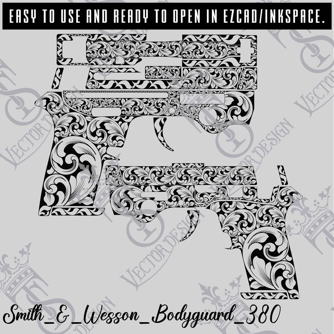 Smith & Wesson Bodyguard 380 Scroll Vector Design (digital Download) - Etsy