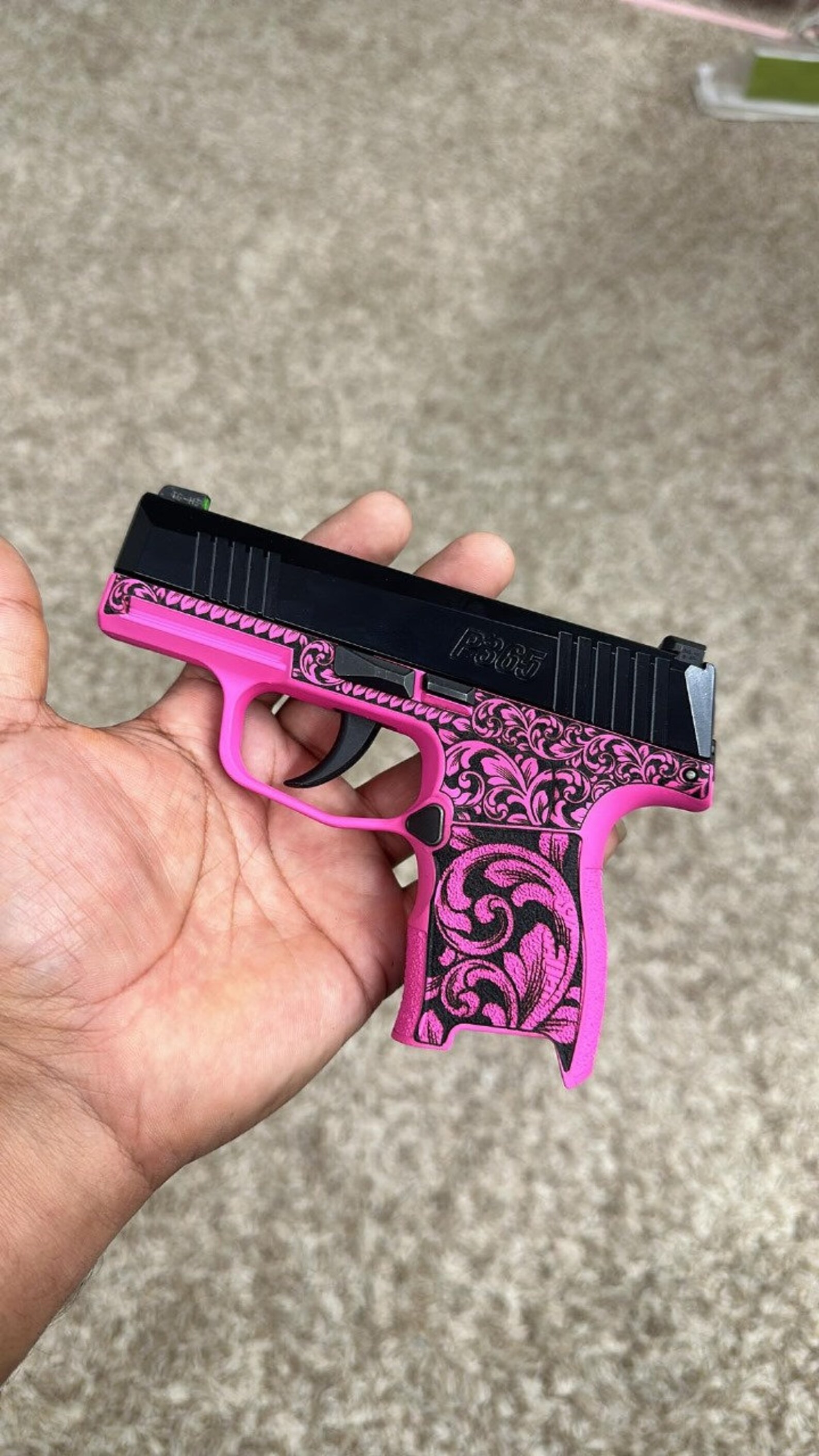 Sig Sauer P365 Scroll Vector Design Engraving Files,pistol Engrave ...