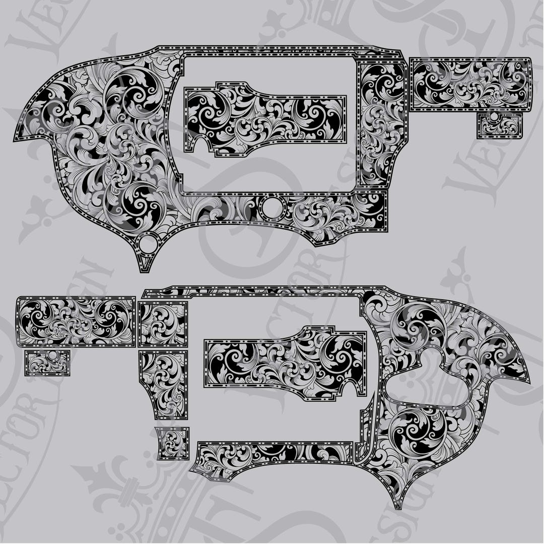 SMITH AND WESSON 638-3 Vector Design Engraving Files,engrave,vector ...