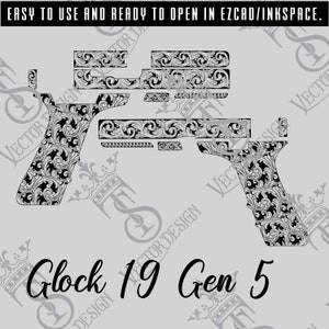 Glock Gen 5 Scroll Pattern - Etsy