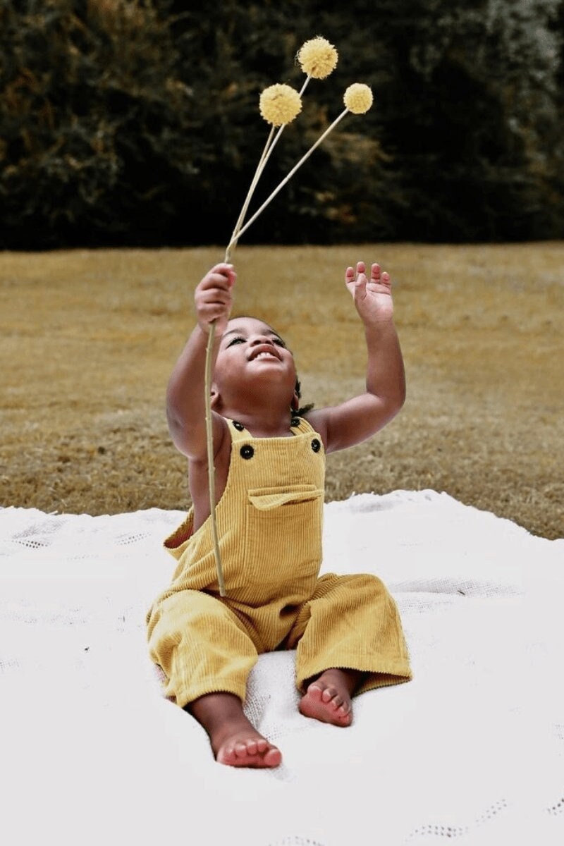 Ovie Overall, Lemon Kids' Cozy Outfit, Play Date Fashion, Breathable ...