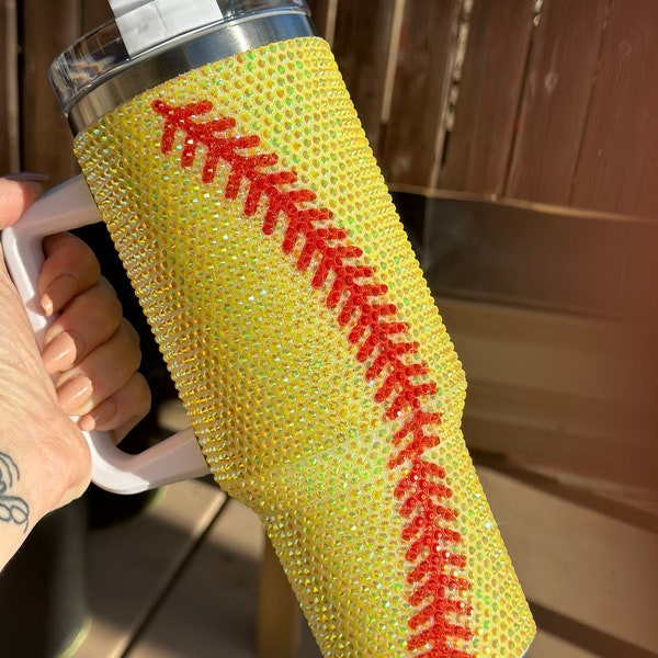 Softball Rhinestone - Etsy