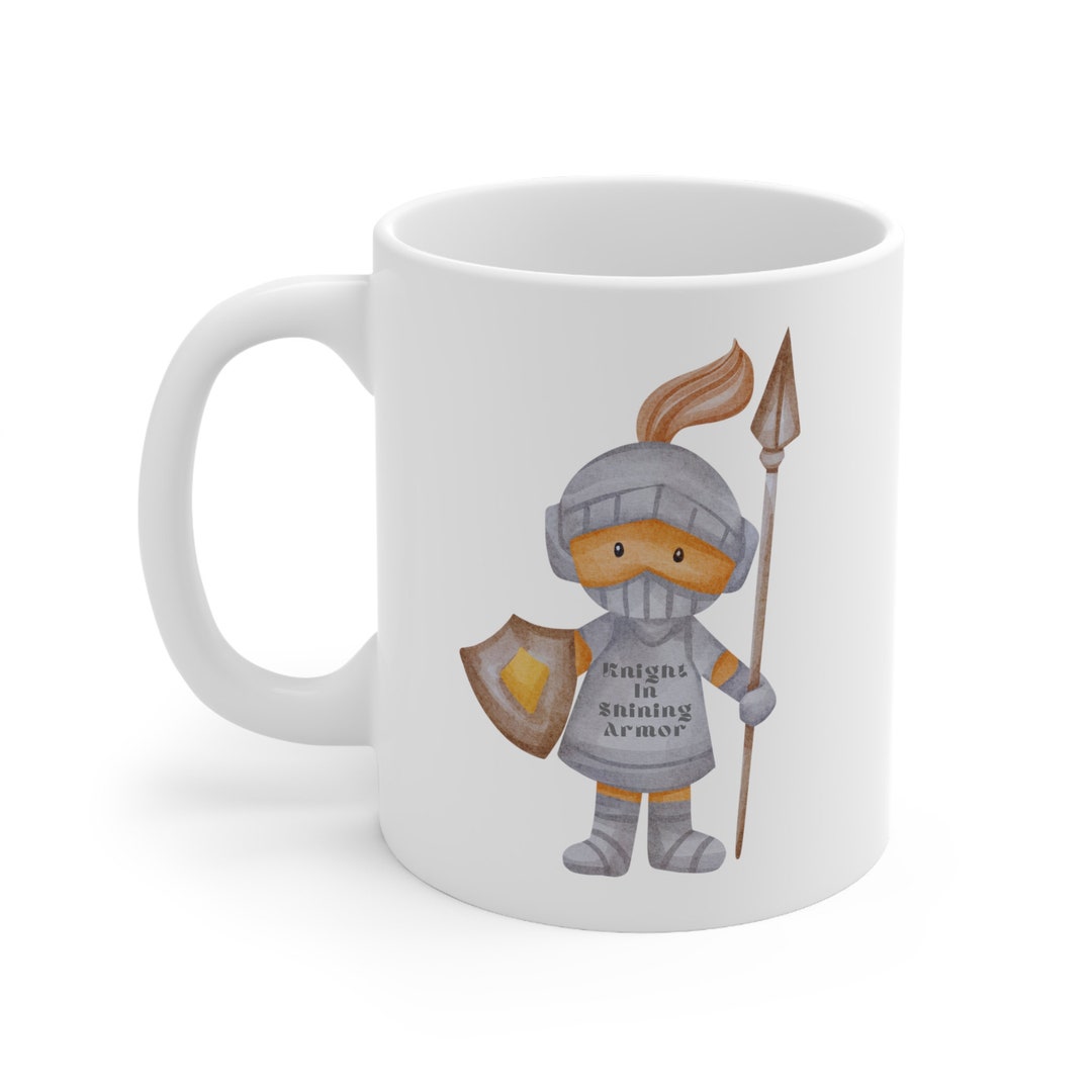 Knight in Shining Armor Mug, Cute Knight Mug Gift, Dad Gift, Gift for ...