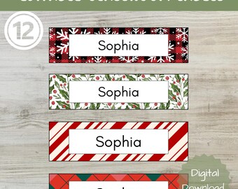 EDITABLE Name Label for School, Printable Classroom Name Tags, Fall ...