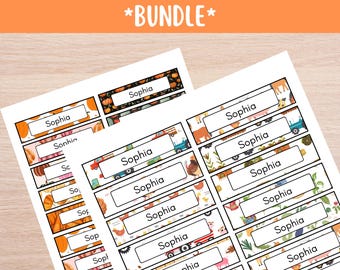 EDITABLE Name Label for School, Printable Classroom Name Tags, Farm ...