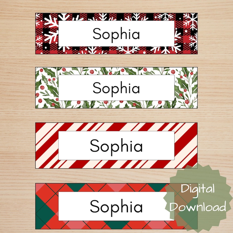 EDITABLE Name Label for School, Printable Classroom Name Tags ...