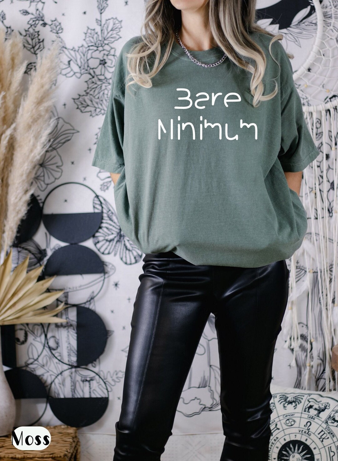 Bare Minimum Shirt, Funny Mental Health T-shirt, ADHD Awareness Tee ...