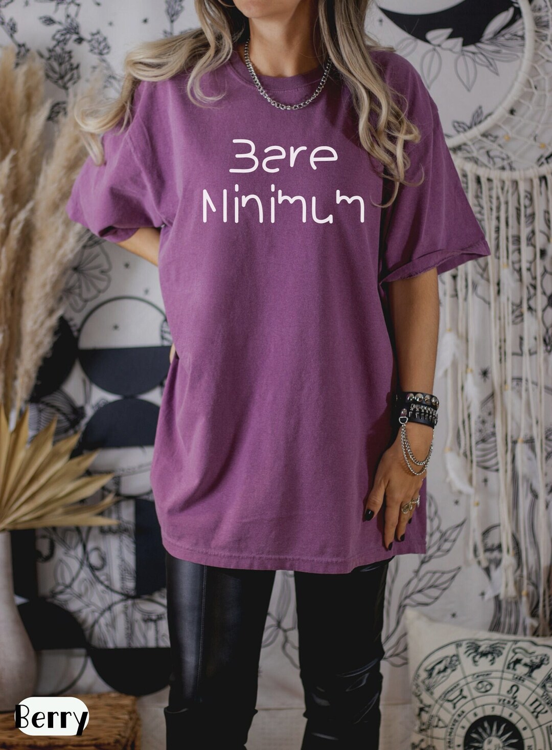 Bare Minimum Shirt, Funny Mental Health T-shirt, ADHD Awareness Shirt ...