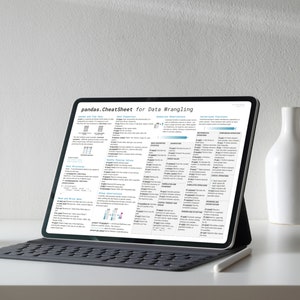 Pandas Cheat Sheet | Efficient Python Programming for Data Scientists ...