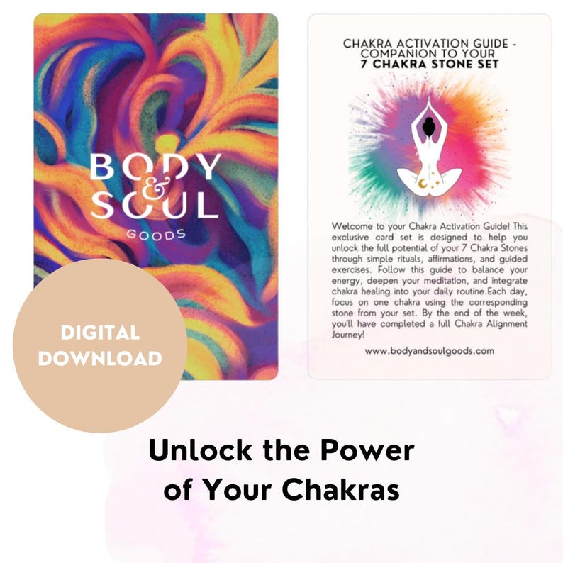 Chakra Affirmation Cards: Daily Rituals, Spiritual Gift (PDF Download ...