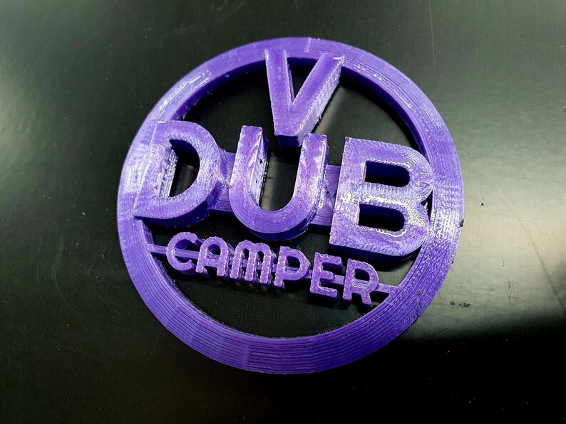 Vdub Camper, Old School Logo VW T4 Rear Badge Emblem 3d Printed. Dub ...