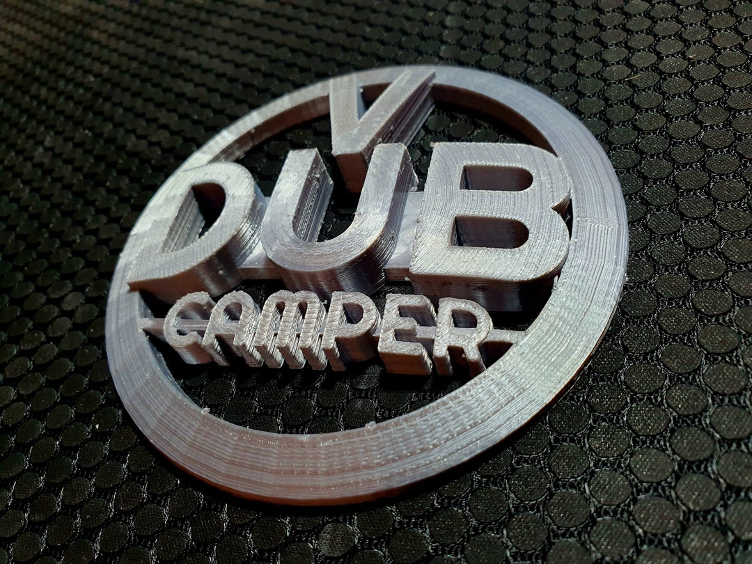 Vdub Camper, Old School Logo VW T4 Rear Badge Emblem 3d Printed. Dub ...
