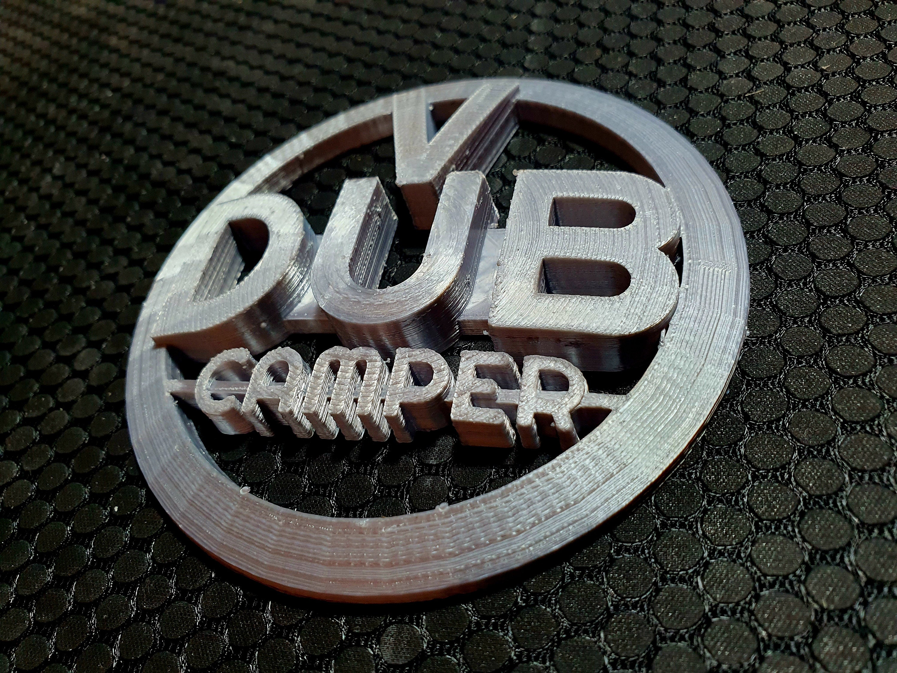 Vdub Camper, Old School Logo VW T4 Rear Badge Emblem 3d Printed. Dub ...
