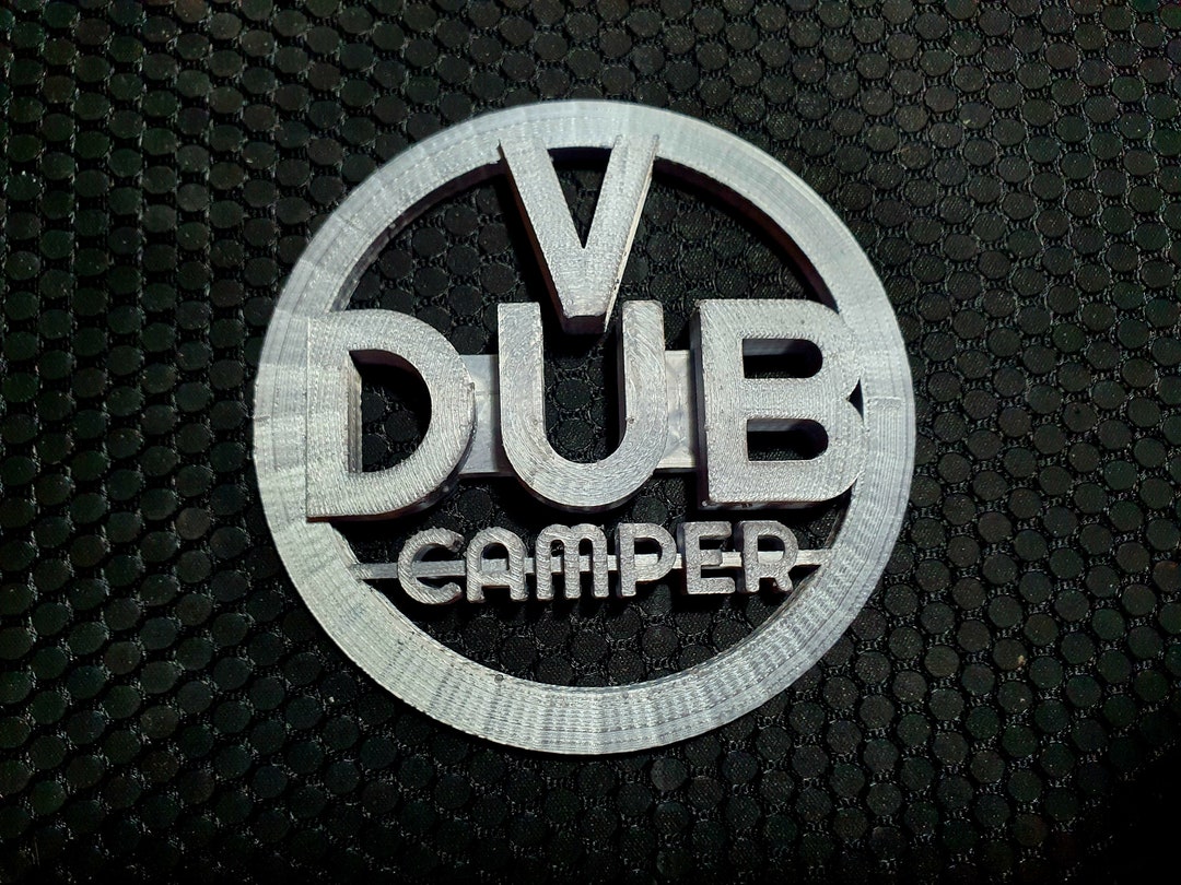 Vdub Camper, Old School Logo VW T4 Rear Badge Emblem 3d Printed. Dub ...