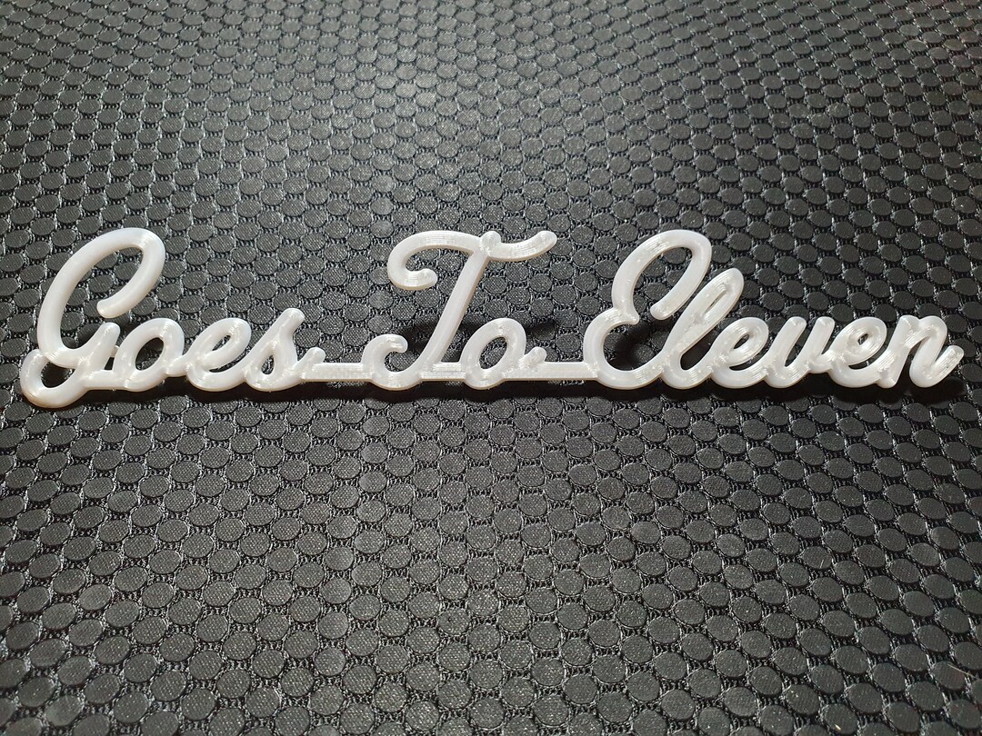 Custom Marshall Amplifiers Goes to Eleven Replacement Badge - Etsy