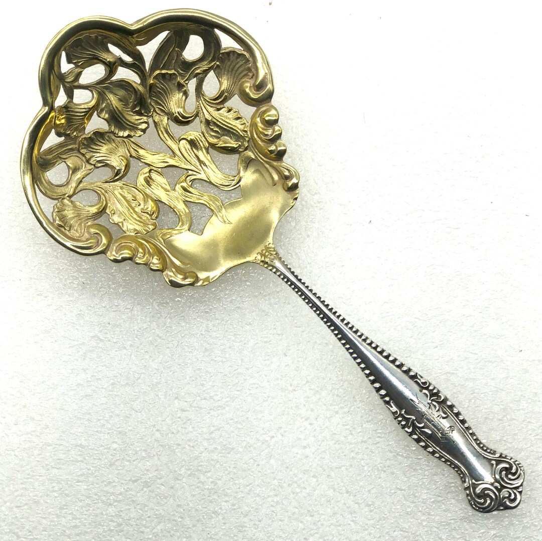 Vintage Sterling Silver Bon Bon / Nut Spoon - Etsy