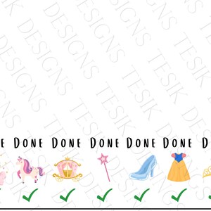 Printable Morning Routine Chart princess Themed - Etsy